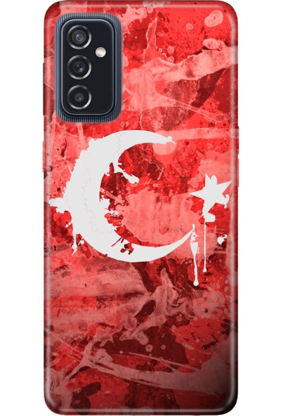 Cekuonline Samsung Galaxy A52 Kılıf Colored Resimli Silikon Boya Ayyıldız Cekuonline Samsung Galaxy A52 Kılıf Colored Resimli Silikon Boya Ayyıldız