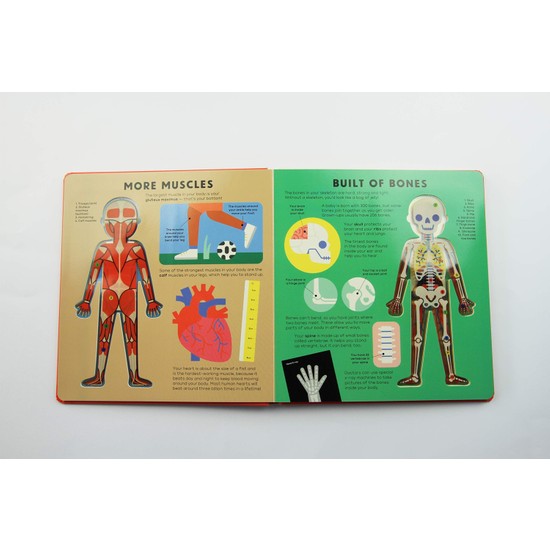 The Body Book: Look Inside The Human Body With Amazing Kitabı