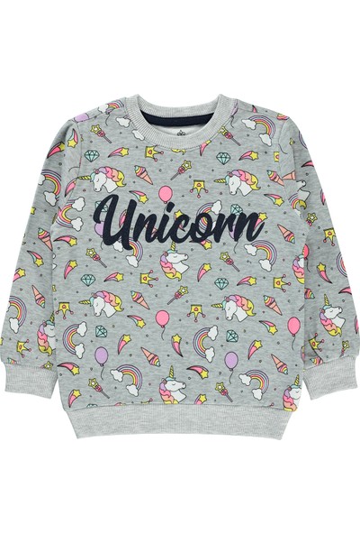 Civil Girls Kız Çocuk Sweatshirt 2-5 Yaş Karmelanj