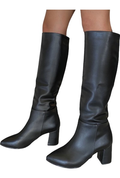 Mef Butik Siyah Uzun Çizme