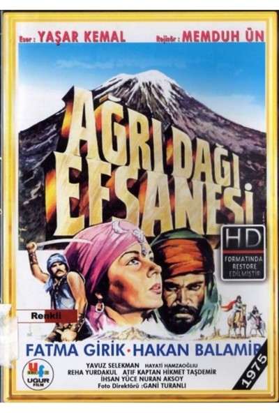 Ağrı Dağı Efsanesi 1975 ( Renkli ) DVD Ağrı Dağı Efsanesi 1975 ( Renkli ) DVD