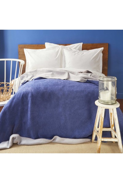 Nautica Home Jetty Lacivert Bej Çift Taraflı Tek Kişilik Pamuk Battaniye Nautica Home Jetty Lacivert Bej Çift Taraflı Tek Kişilik Pamuk Battaniye