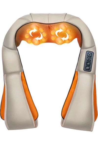 Wenter Ovmalı Isıtmalı Masaj Aleti Boyun Sırt Omuz Bel Ayak ve Kol