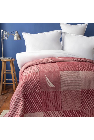 Nautica Home Aegina Kırmızı Çift Kişilik Patch Pamuk Battaniye Nautica Home Aegina Kırmızı Çift Kişilik Patch Pamuk Battaniye