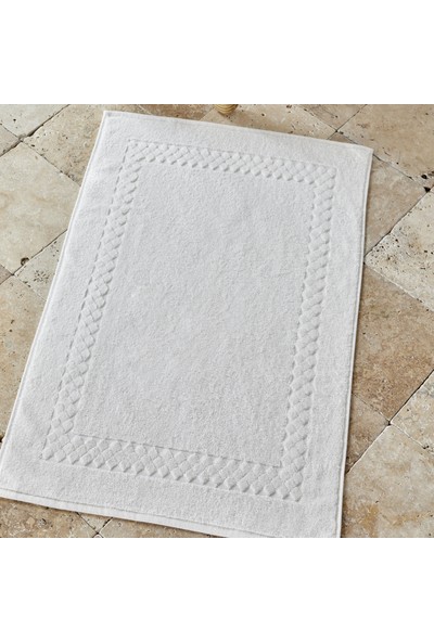 Karaca Home Rilaya Beyaz Ayak Havlusu 50x70 Cm