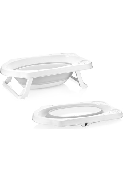 Baby Plus Katlanabilen Bebek Küveti Gri Baby Plus Katlanabilen Bebek Küveti Gri