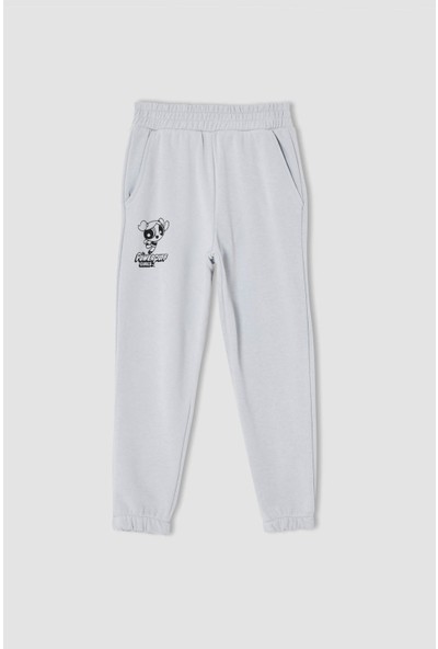 DeFacto Kız Çocuk Powerpuff Lisanslı Jogger Eşofman Altı V0478A621WN
