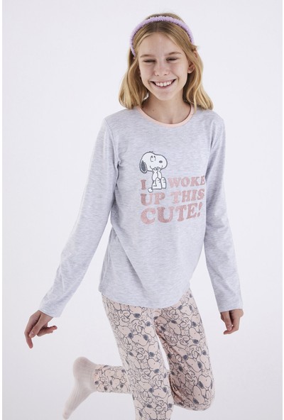 Penti Çok Renkli Teen Snoopy Cute Fam 2li Pijama Takımı