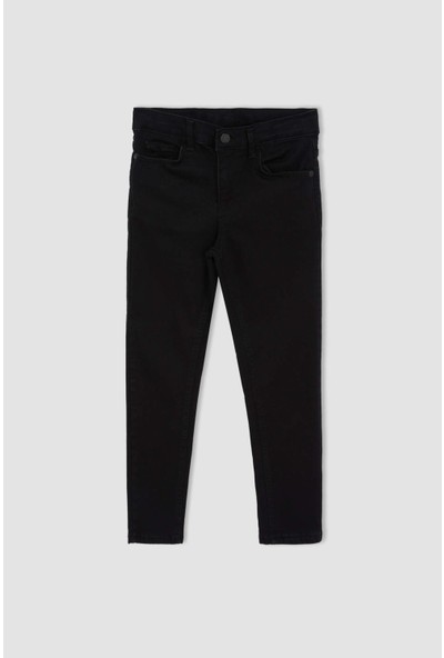 DeFacto Erkek Çocuk Slim Fit Düz Paça Jean Pantolon W7796A621CW