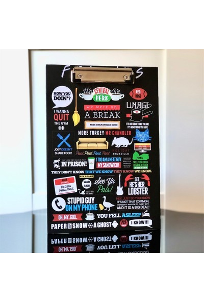 Hediye Ofisi Friends Tasarımlı Sekreterlik - Clipboard