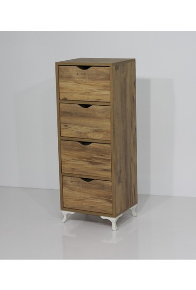 Mobilya Sarayı Ahşap Çekmeceli Kiler Dolabı