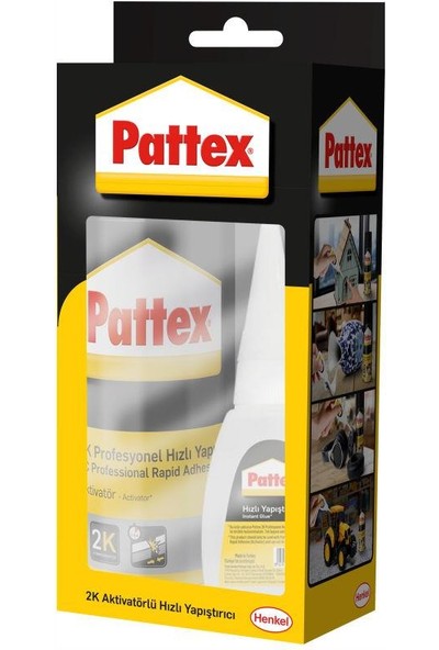Pattex 2k Hızlı Yapıştırıcı 100+17 ml 2645988 Pattex 2k Hızlı Yapıştırıcı 100+17 ml 2645988