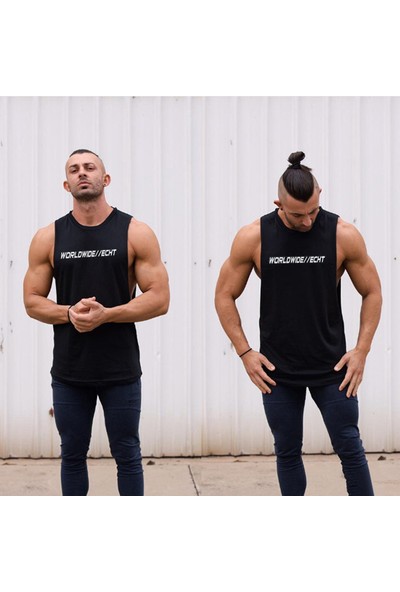 Generic Erkek Spor Atlet Siyah M (Yurt Dışından)