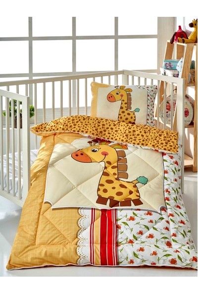 Komfort Home Dijital Baskılı Thermal Kumaş Bebek Yorgan Seti / B4