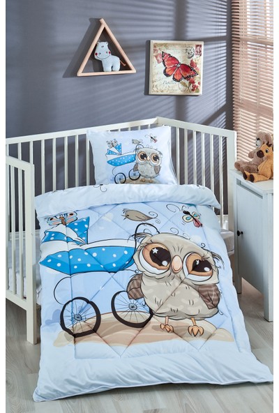 Komfort Home Dijital Baskılı Thermal Kumaş Bebek Yorgan Seti /B15