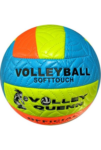 Avessa Queen Fosforlu Voleybol Topu Mavi-Sarı-Turuncu BSF-012 Avessa Queen Fosforlu Voleybol Topu Mavi-Sarı-Turuncu BSF-012