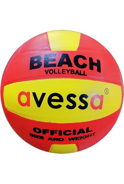 Avessa Kauçuk Plaj Voleybol Topu Kırmızı B3006R Avessa Kauçuk Plaj Voleybol Topu Kırmızı B3006R