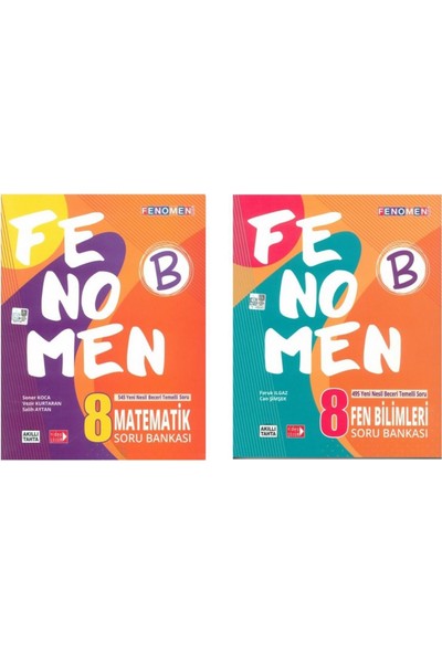Gama Yayınları Gama Fenomen 8.sınıf Matematik (B) -Fen Bilgisi (B) Soru Bankası Seti Gama Yayınları Gama Fenomen 8.sınıf Matematik (B) -Fen Bilgisi (B) Soru Bankası Seti