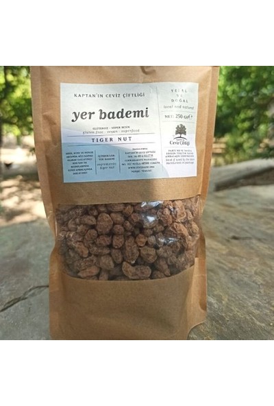 Kaptan'ın Ceviz Çiftliği Tarımda Kadın Tıger Nut - Yer Bademi Tane 250 gr Kaptan'ın Ceviz Çiftliği Tarımda Kadın Tıger Nut - Yer Bademi Tane 250 gr