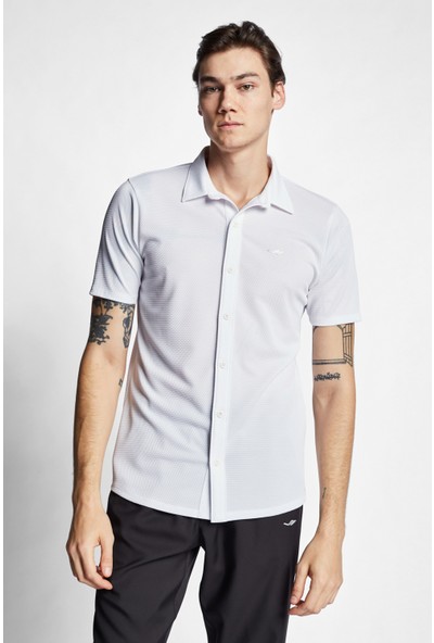 Lescon Beyaz Erkek Kısa Kollu Gömlek 22S-1207-22B