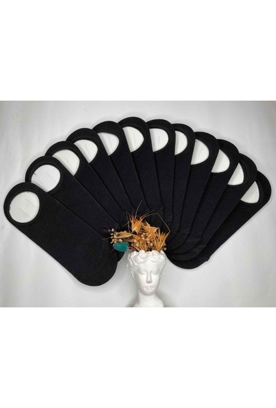 Depo Çamaşır Kadın Babet Çorap Siyah 6 Çift