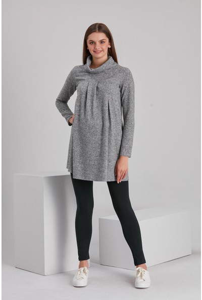 Işıl 3082-MINNOŞ Yumuşak Doku Örgü Hamile Degaje Tunik Işıl 3082-MINNOŞ Yumuşak Doku Örgü Hamile Degaje Tunik