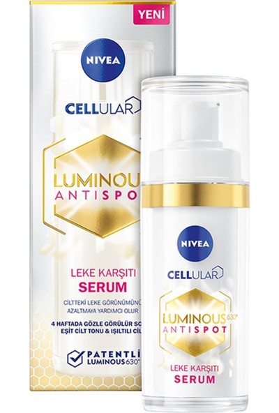 Nivea LUMINOUS630 Leke Karşıtı Serum 30 ml Nivea LUMINOUS630 Leke Karşıtı Serum 30 ml