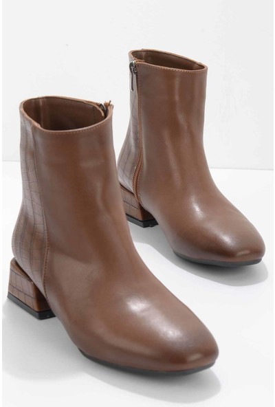Bambi Taba Kroko Kadın Bot & Bootie K028420890