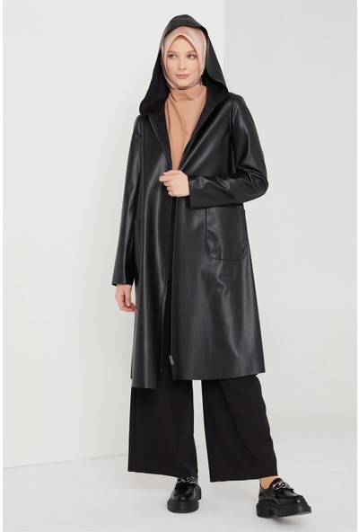 Armine Çift Taraflı Kap 21K7309 Siyah