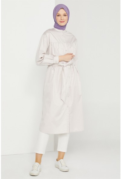 Armine Tunik Elbise 21KS4601 Taş