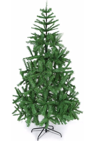 Yılbaşı Çam Ağacı Demir Ayak 240 cm 716 Dal Çam Ağacı Metal Ayaklı Çam Ağacı Yılbaşı Ağacı