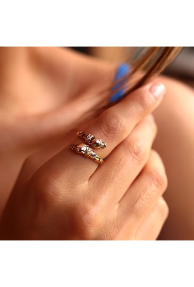 By Golden House Kaplan Yüzük By Golden House Kaplan Yüzük