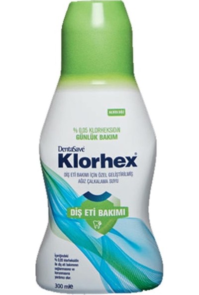 Dentasave Klorhex Günlük Bakım Ağız Çalkalama Suyu 300 ml