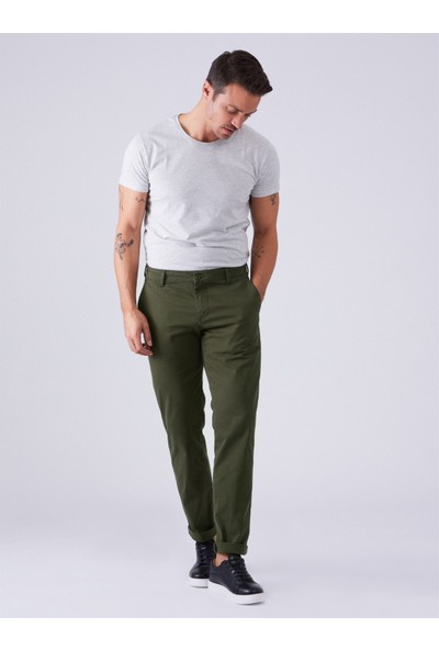 Dufy Haki Erkek Pantolon