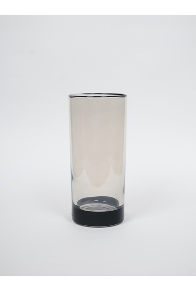 Lelis Glass Luna Siyah Su Bardağı 6’lı