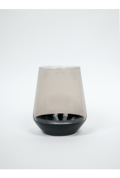 Lelis Glass Luna Siyah Meşrubat Bardağı 6’lı