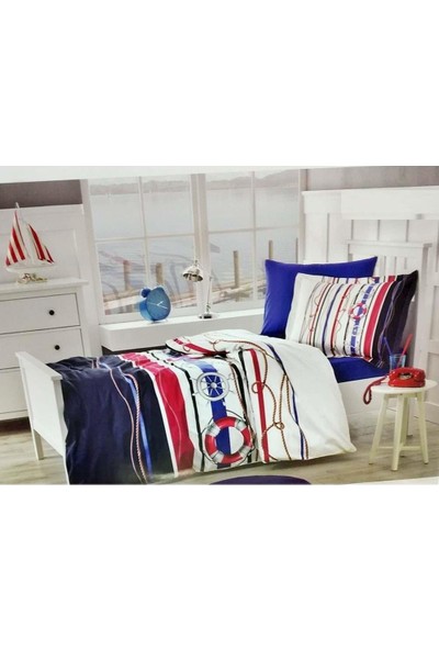 Özdilek Tek Kişilik Ranforce Nevresim Takımı Seashore Mavi