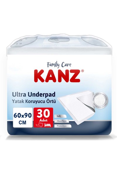 Kanz Hasta Yatak Koruyucu 60X90 30 Adet