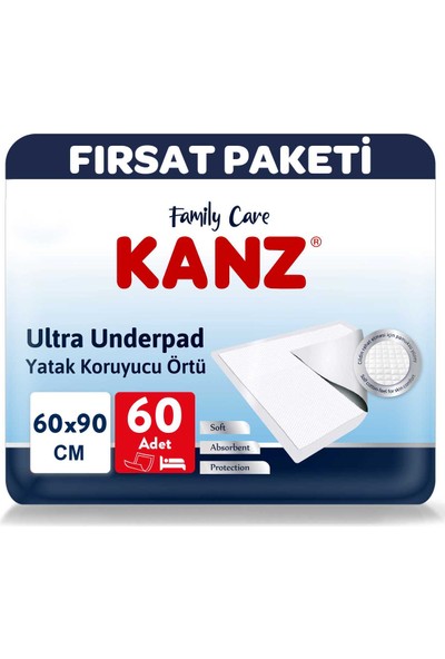 Kanz Hasta Yatak Koruyucu Fırsat Paketi 60X90 60 Adet