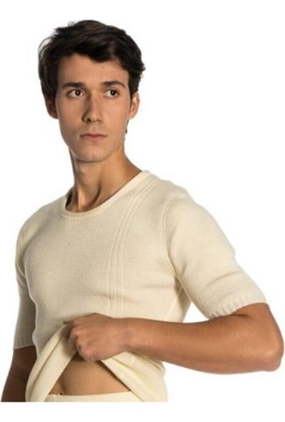 Narcissus Kısa Kollu Yün Içlik