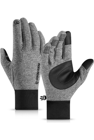 Farfi Erkek Taşınabilir Su Geçirmez İletken Parmak Özellikli Dokunmatik Eldiven - Gri (Yurt Dışından) Farfi Erkek Taşınabilir Su Geçirmez İletken Parmak Özellikli Dokunmatik Eldiven - Gri (Yurt Dışından)