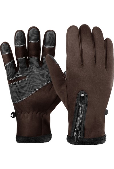 Farfi 1 Çift Anti-Statik Hassasiyet Silikon Kış Kar Eldiven (Yurt Dışından)