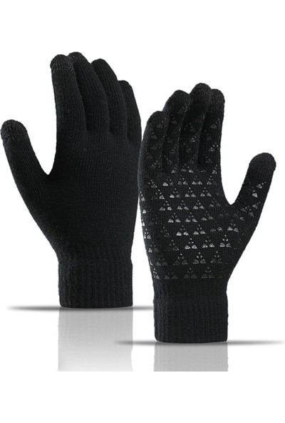 Farfi 1 Çift Cilt Dostu Akrilik Fiber Dokunmatik Ekran Eldiven (Yurt Dışından)
