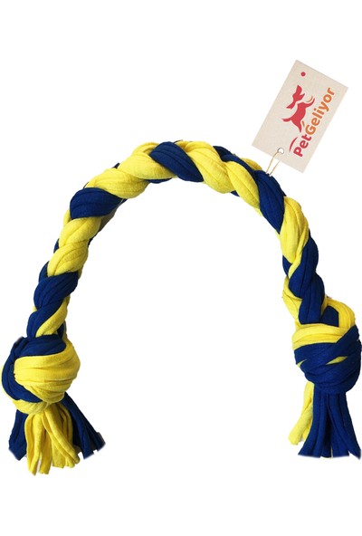 Pet Geliyor Fenerbahçe Temalı Diş Kaşıma Köpek Oyuncağı - Stres ve Çekiştirme Oyuncağı