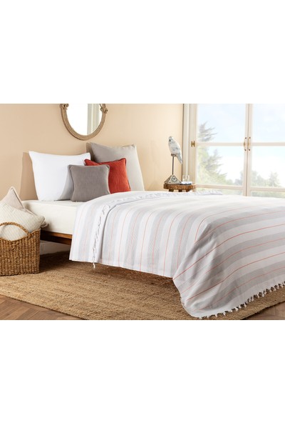 Madame Coco Davin Çift Kişilik Yıkamalı Pike - Gri Madame Coco Davin Çift Kişilik Yıkamalı Pike - Gri