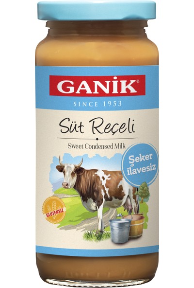 Ganik Şeker İlavesiz Süt Reçeli 270 gr Ganik Şeker İlavesiz Süt Reçeli 270 gr