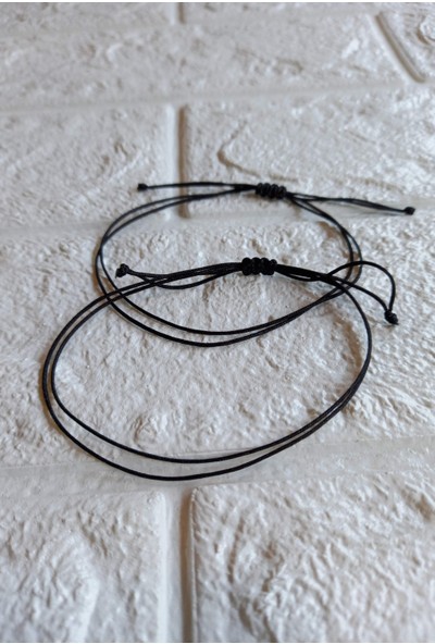 HCG Siyah Şans Arkadaş Bileklik 2 Li