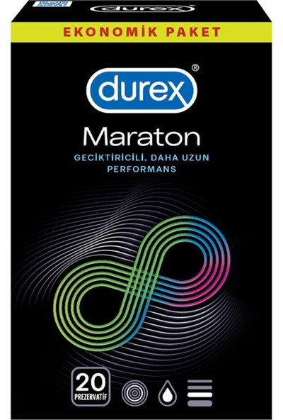Durex Maraton Prezervatif 20'li Durex Maraton Prezervatif 20'li