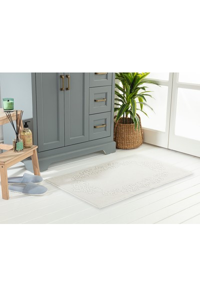 Madame Coco Norice Ayak Havlusu - Gri - 60 x 90 cm