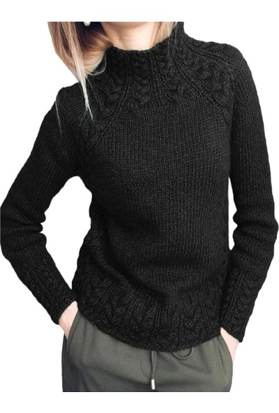 Farfi Yüksek Yaka Kadın Kazak (Yurt Dışından)